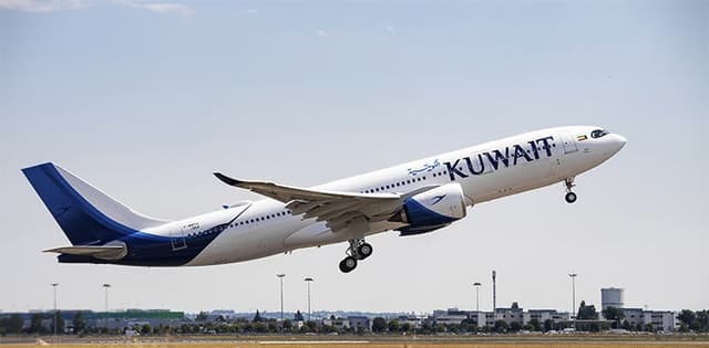 Kuwait Airways suspends flight operations due to airspace closure