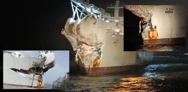 Karachi Port Incident: Collision of Two Vessels